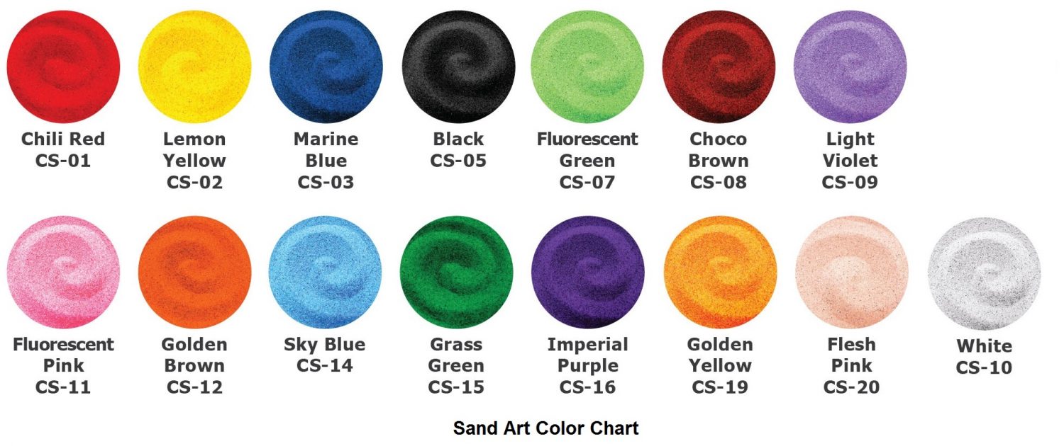 Sand Art Colour Sand - 1kg - Art and Craft Shop