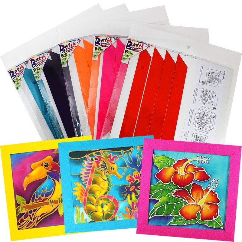 Batik Felt Frame - Art and Craft Shop